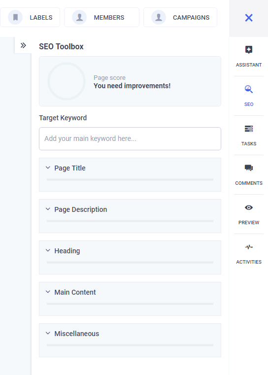 Powerful composer module to help create awesome content - ContentStudio